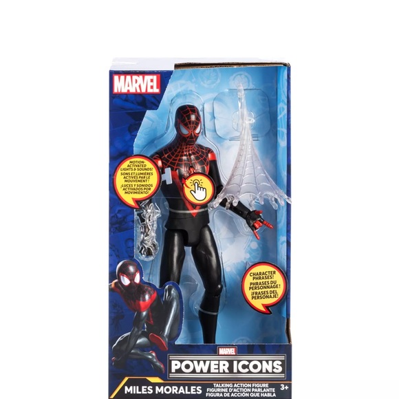 Marvel | Toys | Miles Morales Spiderman Talking Action Figure Marvel ...